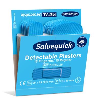 Plåster salvequick mix blue detect refill. 6 ref/ask - pl...