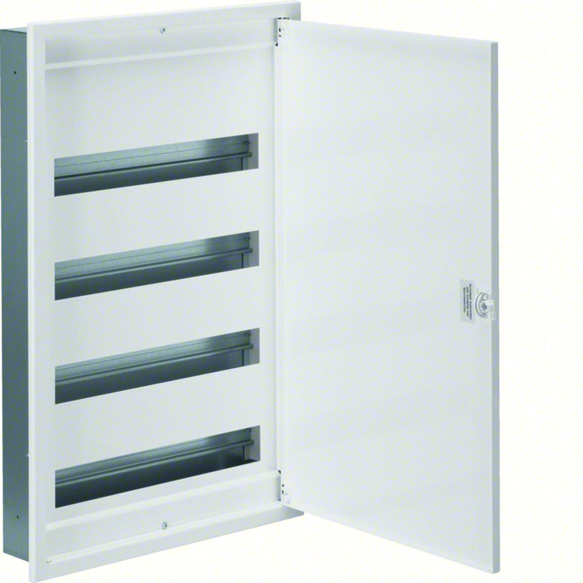 Kapsling 4x18mod delta plåt med dörr infälld hager vu418f...