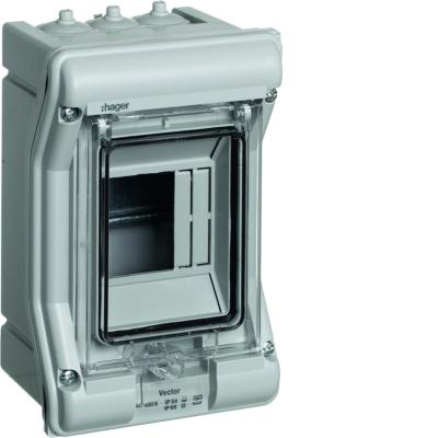 Normkapsling 1x12mod inomhus vector ip65 hager ve112s - k...