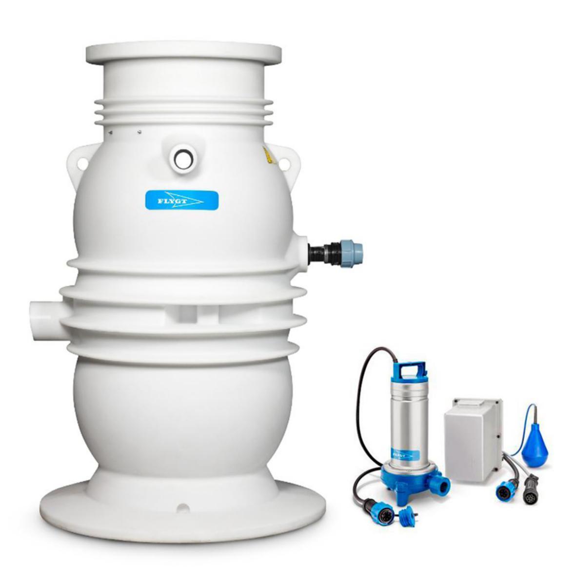 Pumpstation flygt compit med pump dxgplus - avloppspumpst...