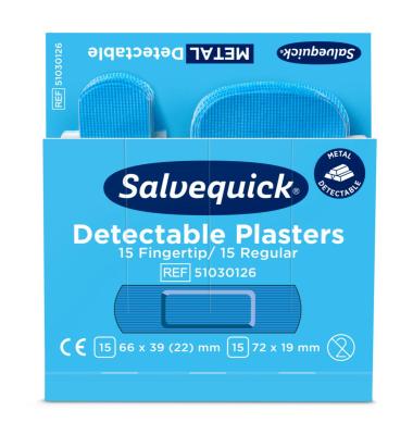 Plåster salvequick mix blue detect refill. 6 ref/ask - pl...