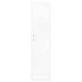 Garderob 600x580x2080 mm inkl klädstång och hyllplan - ga...