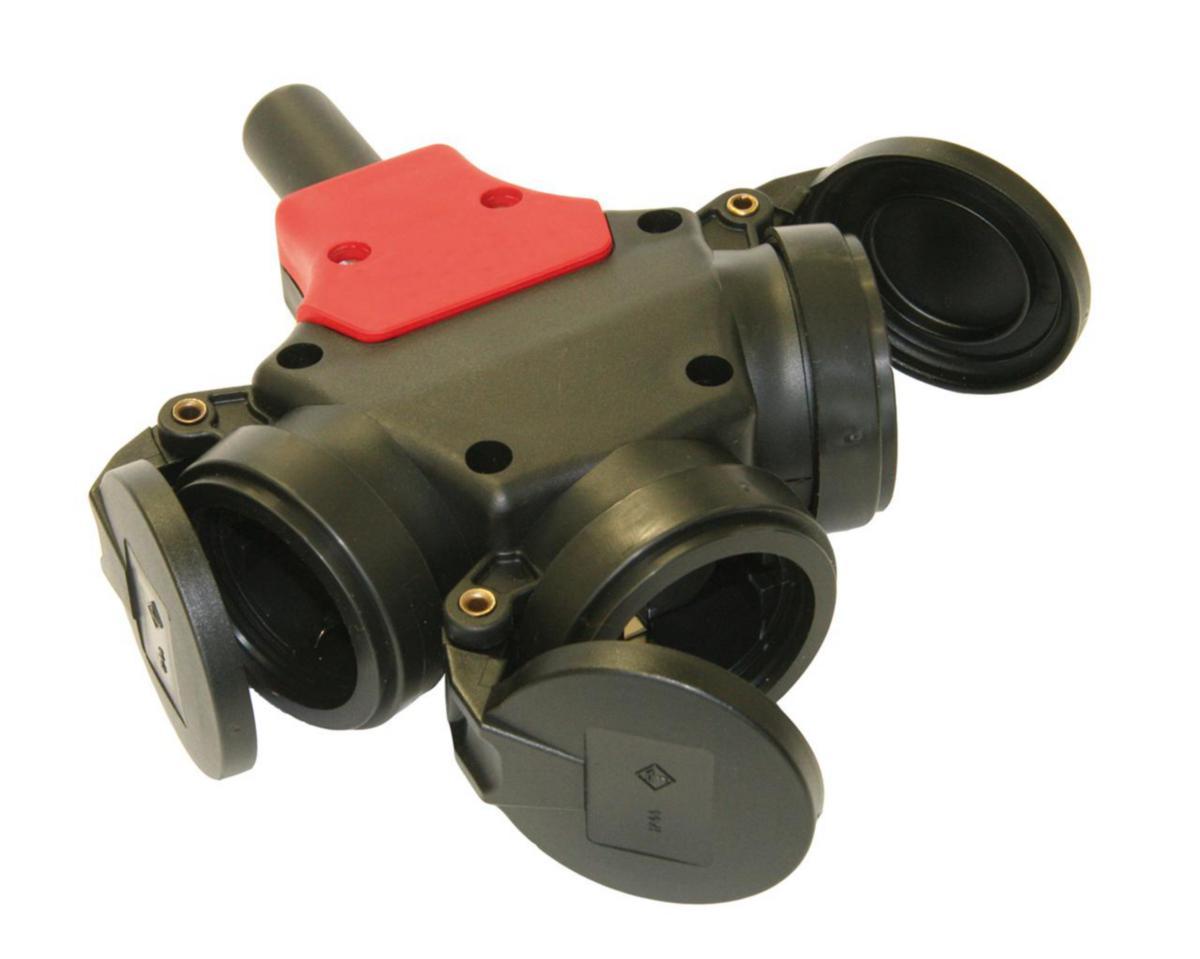 Grenuttag gummi skarv 3/3p gsg3/3 - grenuttag av solid gu...