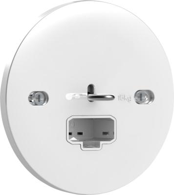 Lamputtag dcl inf tak vit 2-pol med demonterbar krok - la...