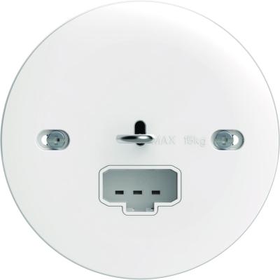 Lamputtag dcl inf tak vit 2-pol med demonterbar krok - la...