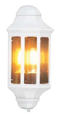 Utomhusarm vägglykta norlys 175 genova mini vit e27 - väg...