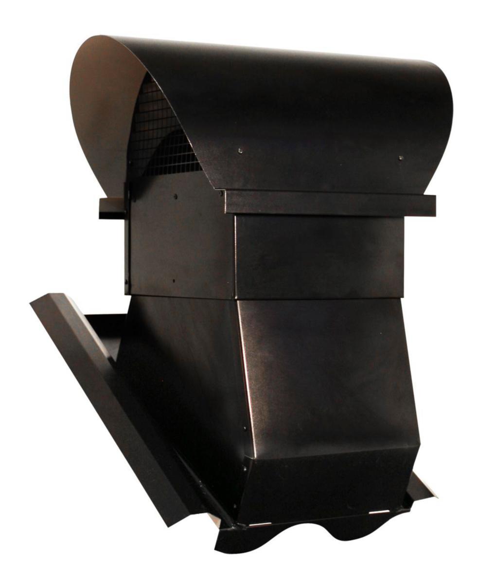 Villahuv vhs 160 svart 2-kup betongpanna abc-vent - takhu...