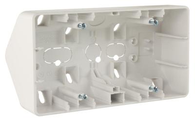 Hörnbox 2 fack exxact vit blister - hörnbox, tom, exxact,...